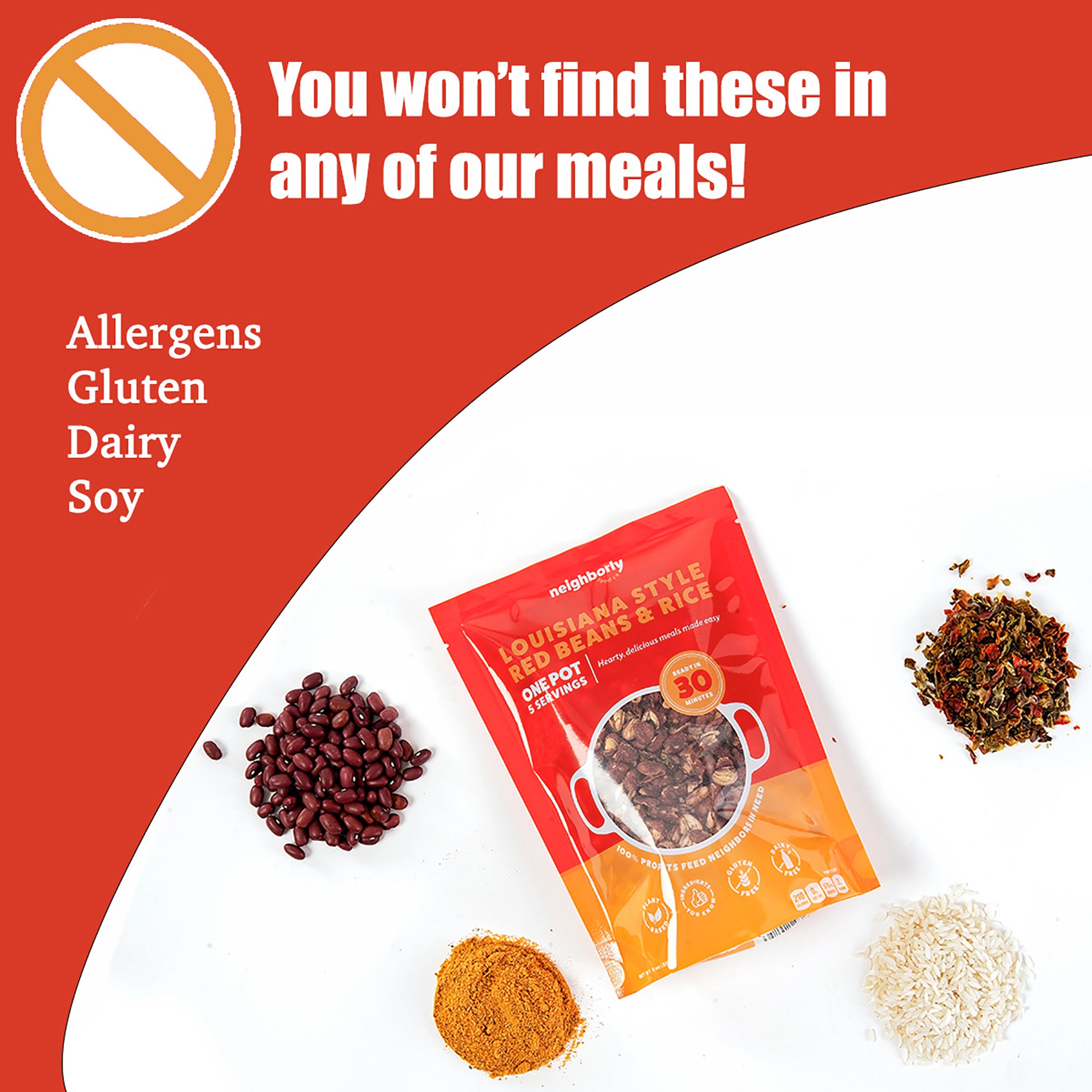 Louisiana Style Red Beans & Rice – Neighborly Food Co.