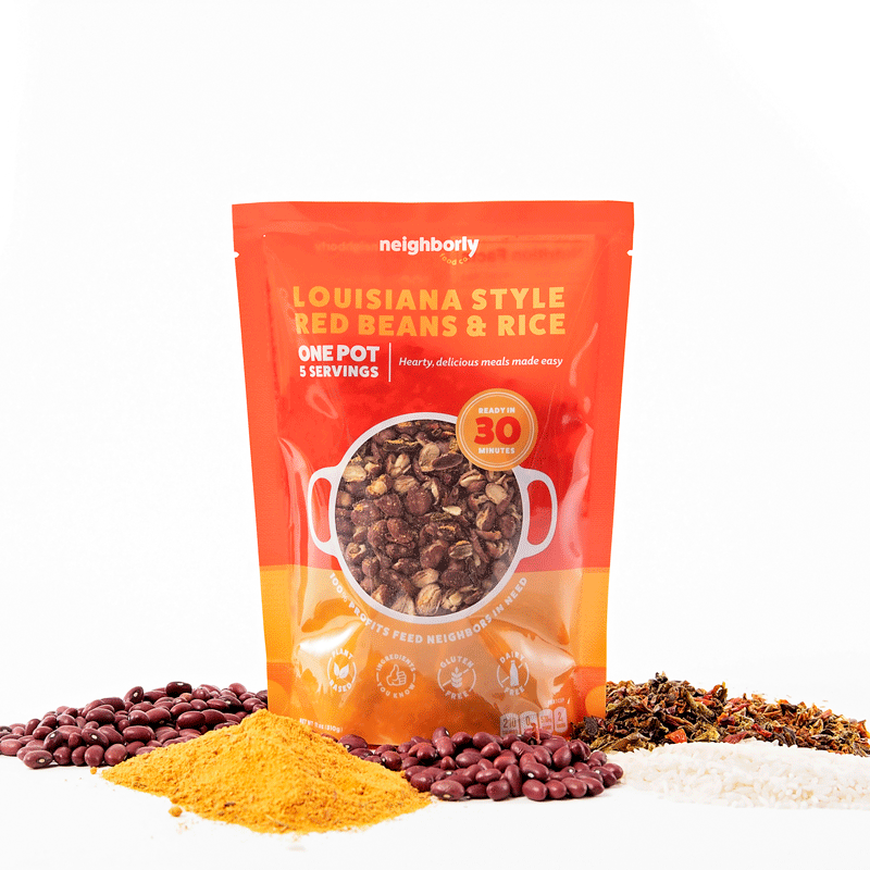 Louisiana Style Red Beans & Rice (case of 12) – Neighborly Food Co.